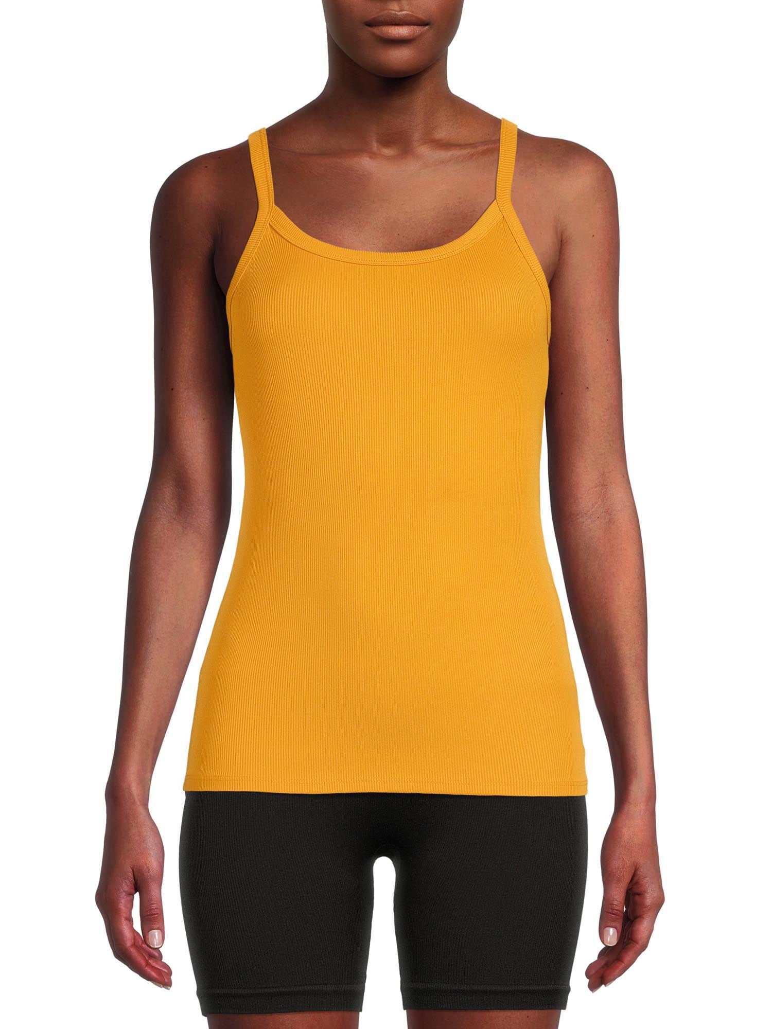 No Boundaries Juniors' Ribbed Cami Tank Top - Walmart.com