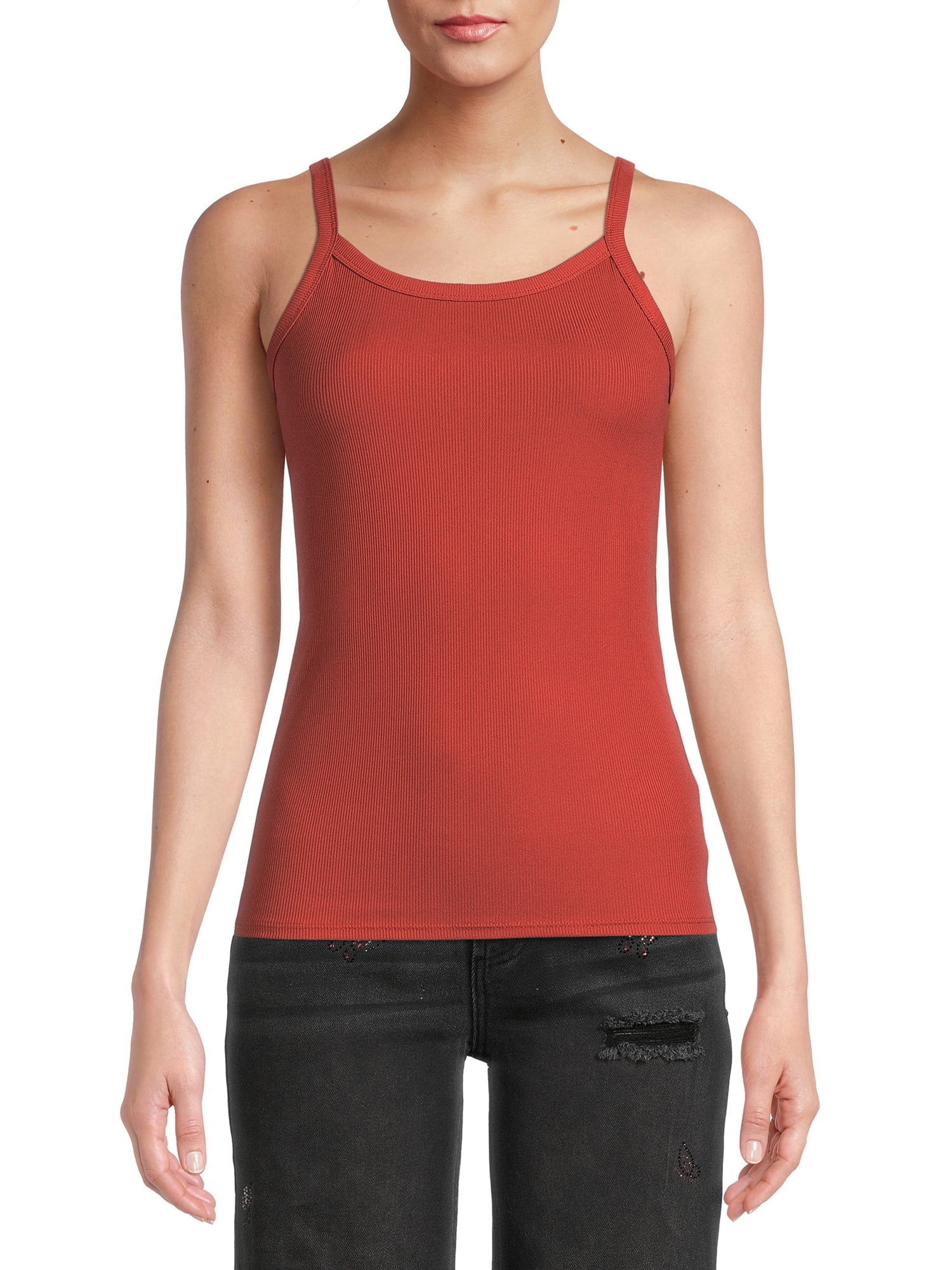 No Boundaries Ribbed Cami - Walmart.com