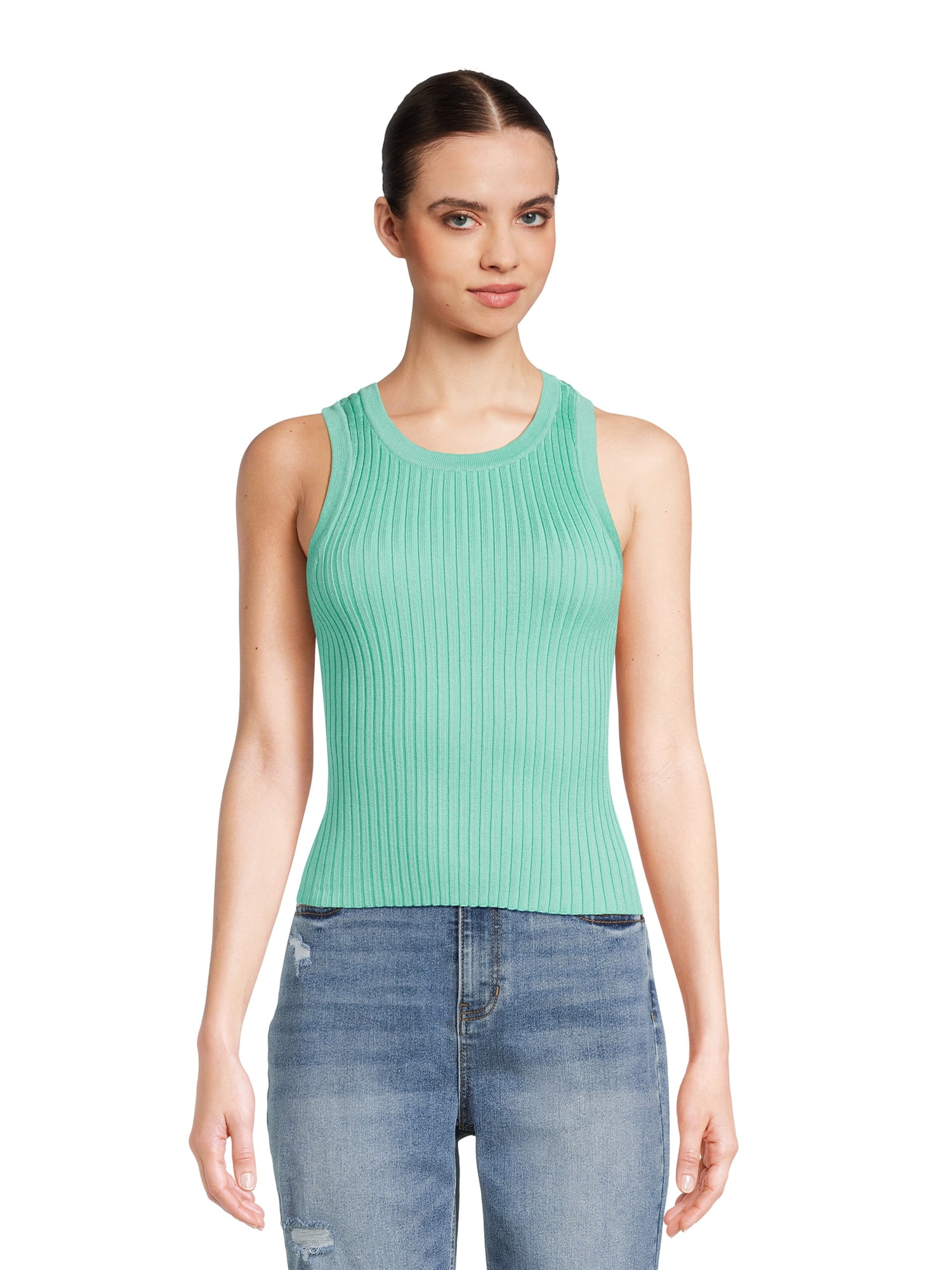 No Boundaries Juniors Sleeveless Ribbed Sweater Tank - Comfortable ...