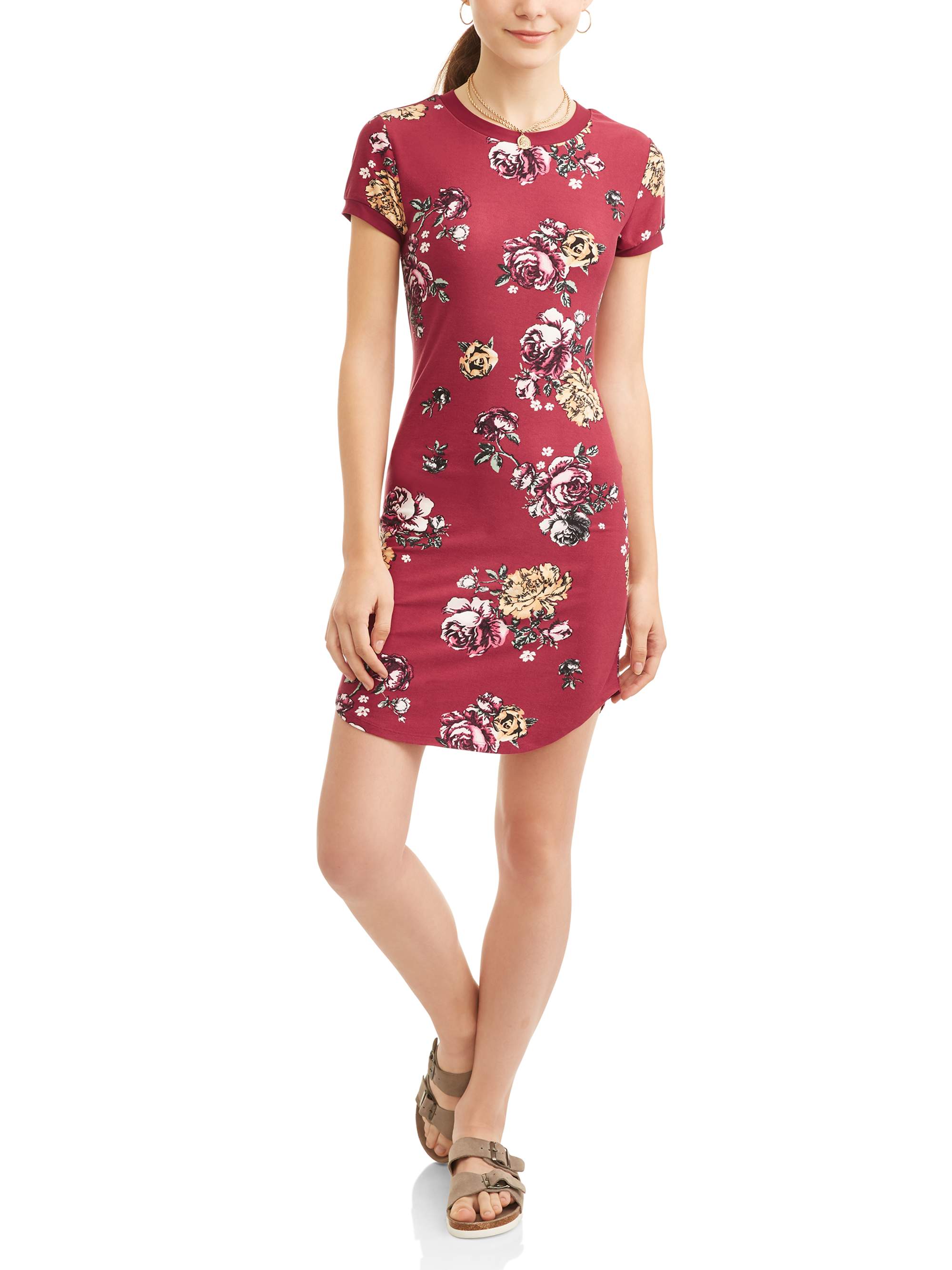 No Boundaries Juniors' Ringer Dress - Walmart.com