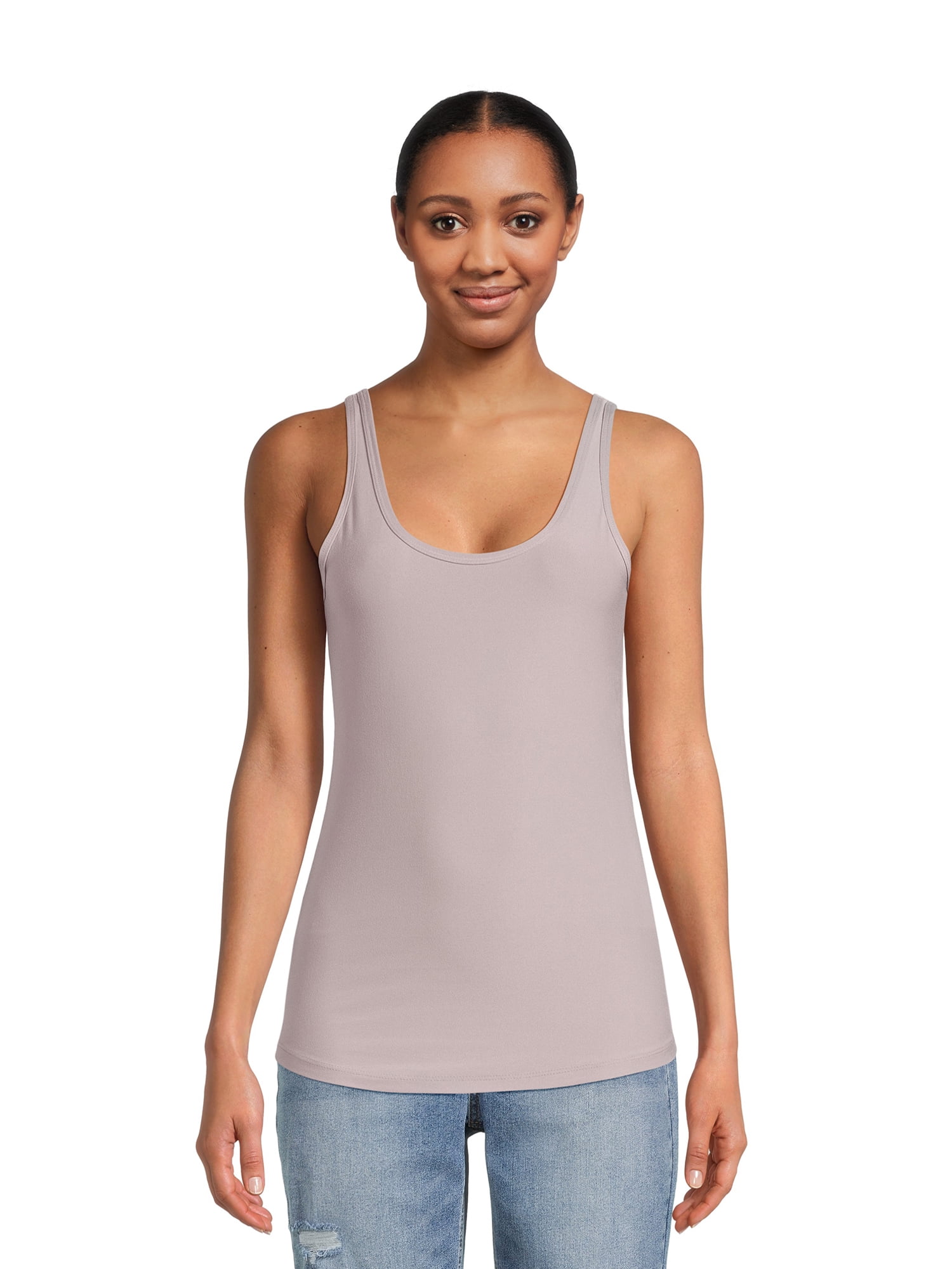 No Boundaries Juniors Scoop Neck Tank Top XS-XXXL Polyester Spandex ...