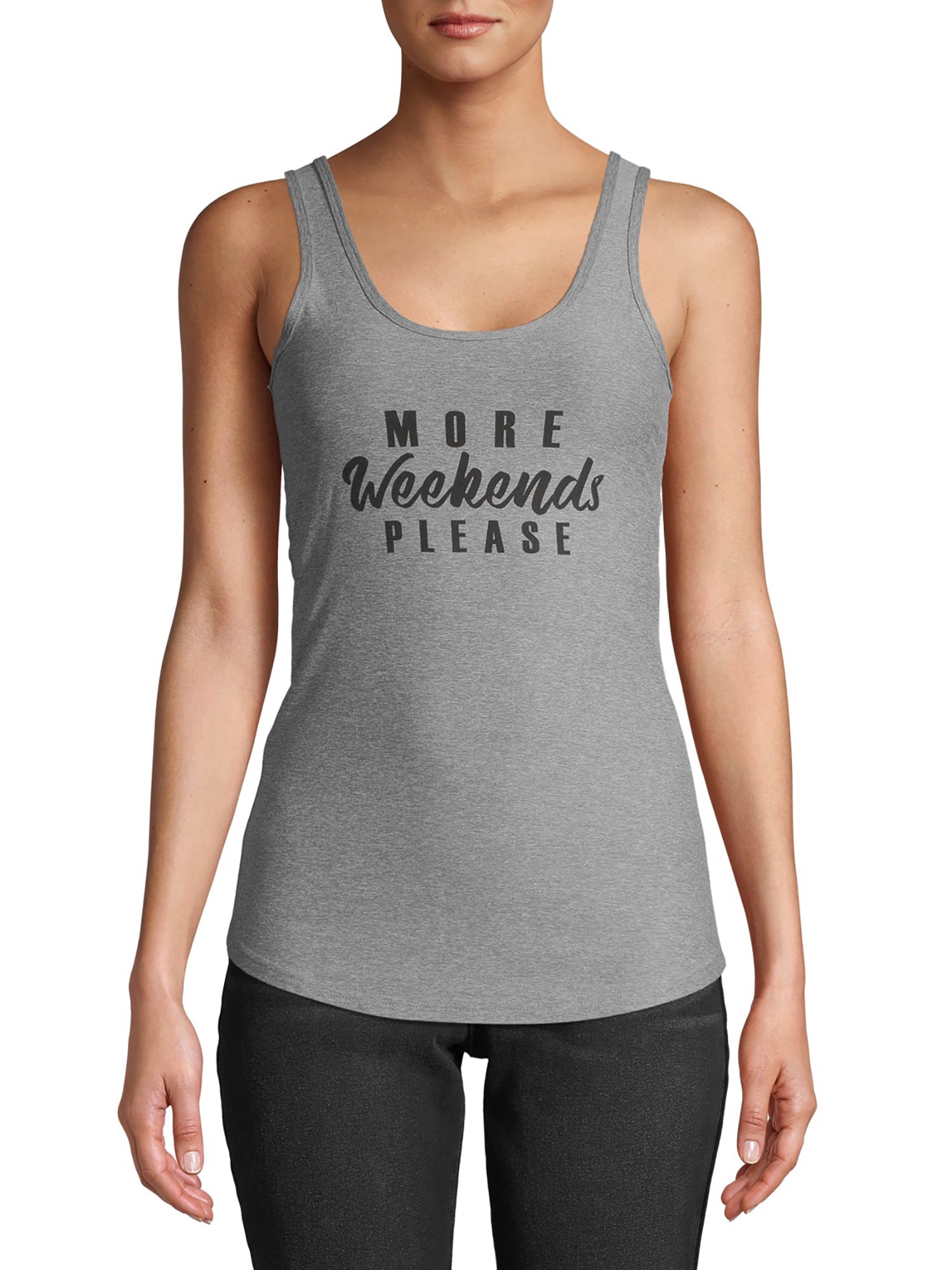 No Boundaries Juniors' Scoop Neck Tank Top - Walmart.com