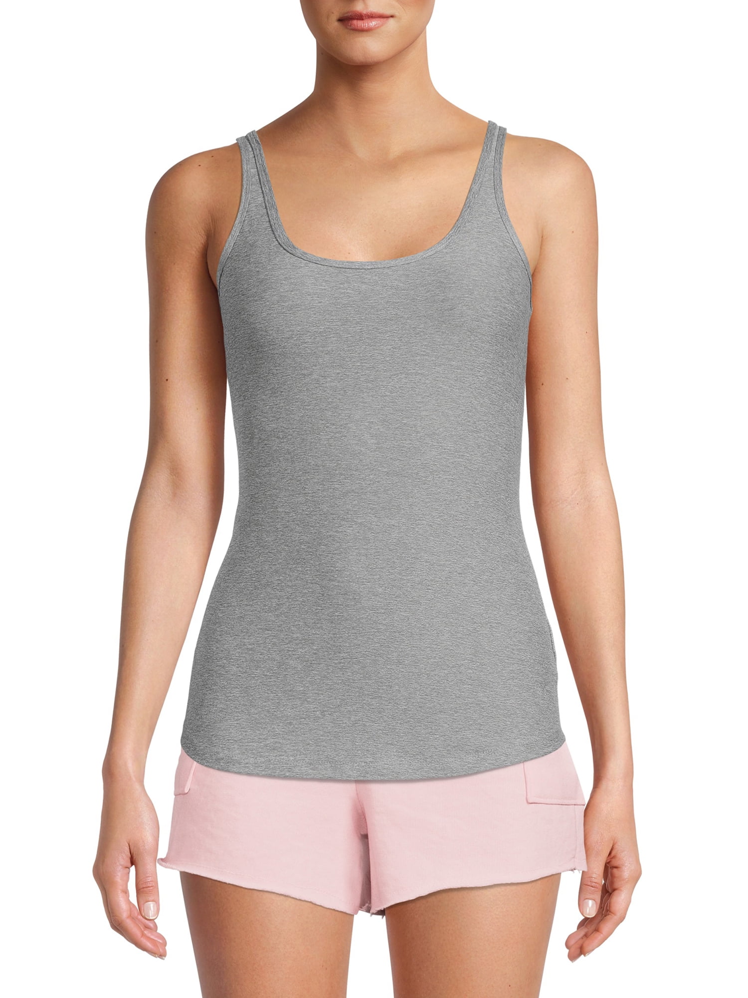 No Boundaries Juniors' Scoop Neck Tank Tops - Walmart.com