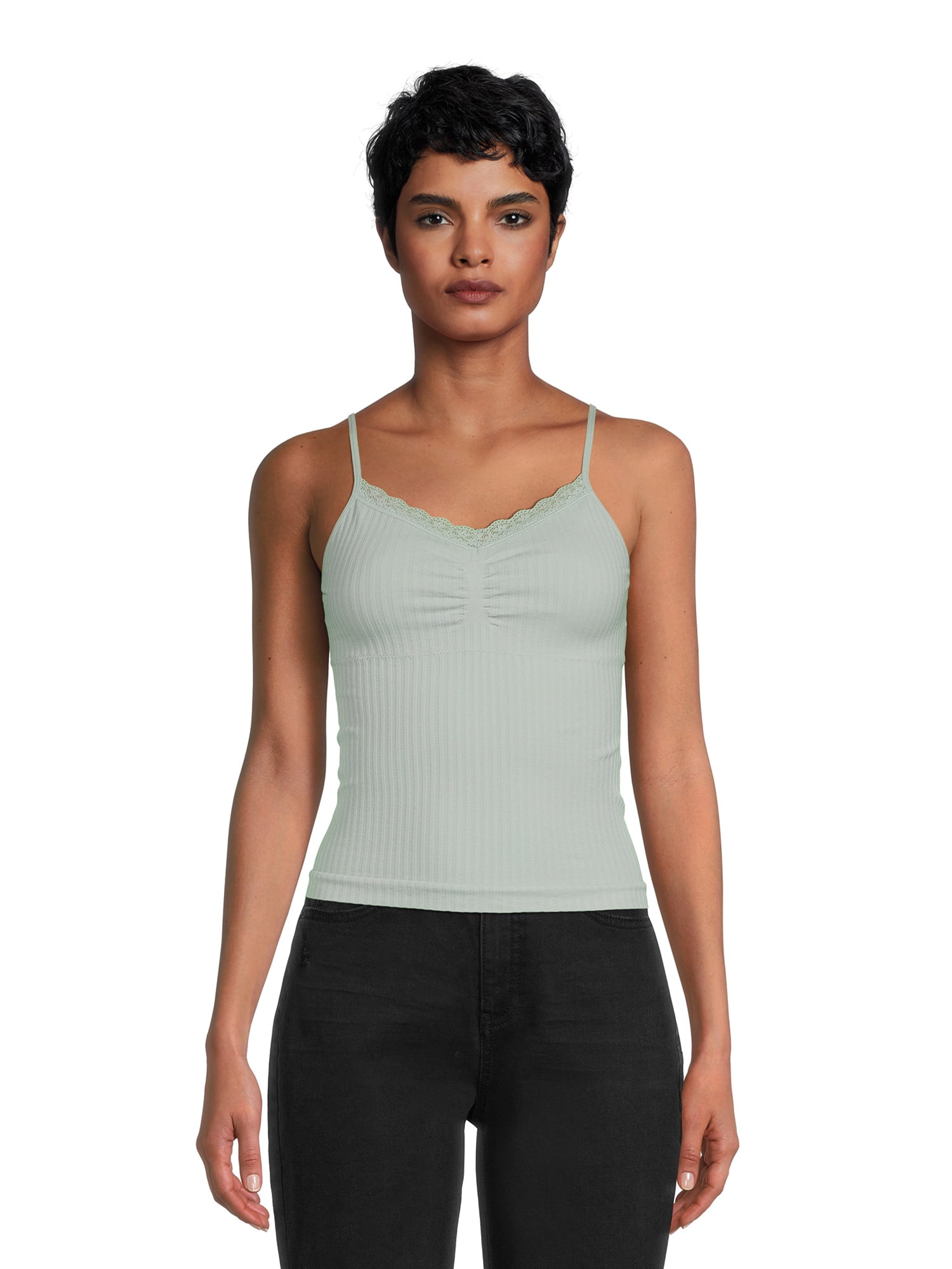 No Boundaries Juniors Seamless Cami - Walmart.com