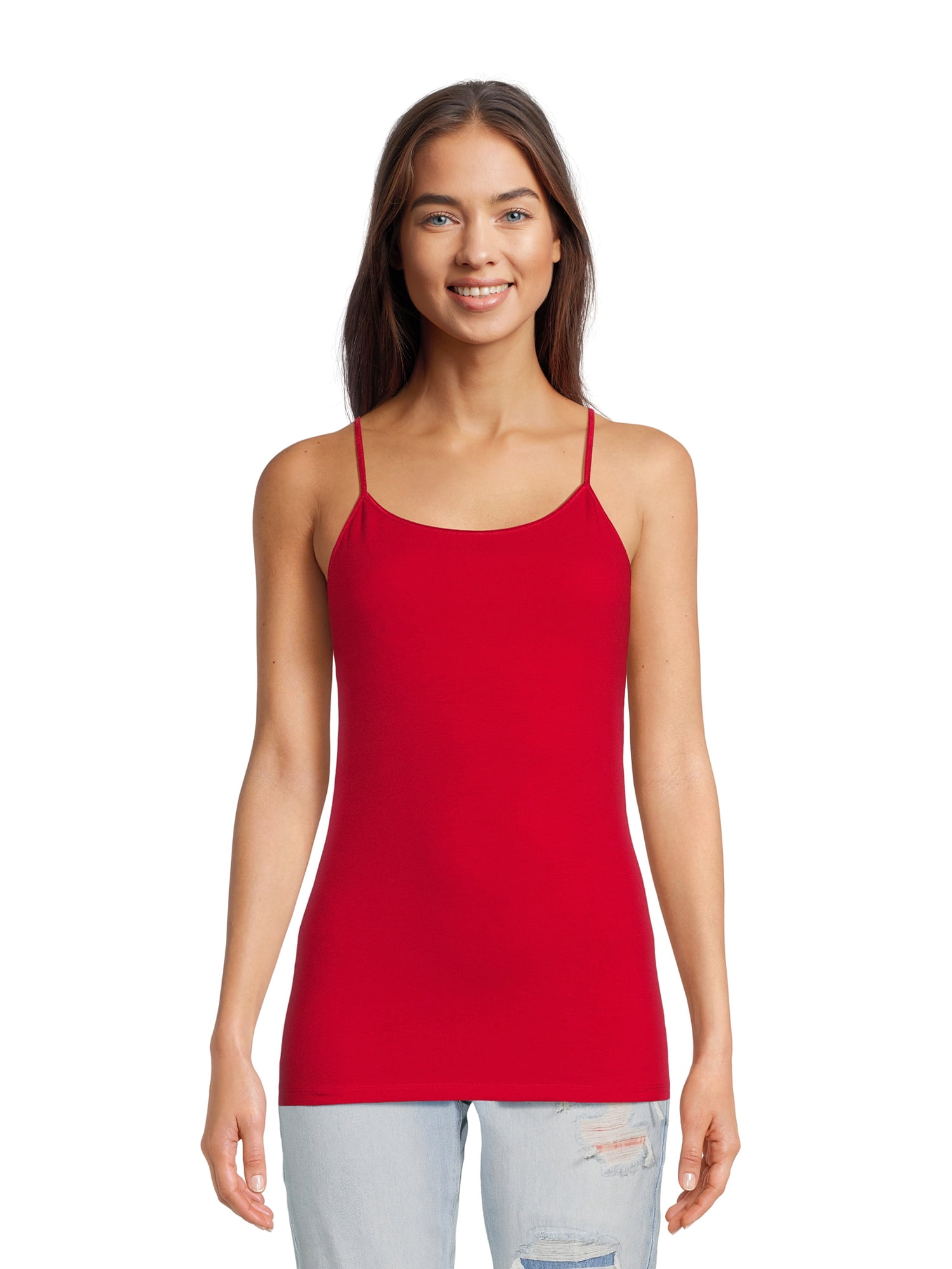 No Boundaries Shelf Bra Camisole - Juniors Size - Walmart.com