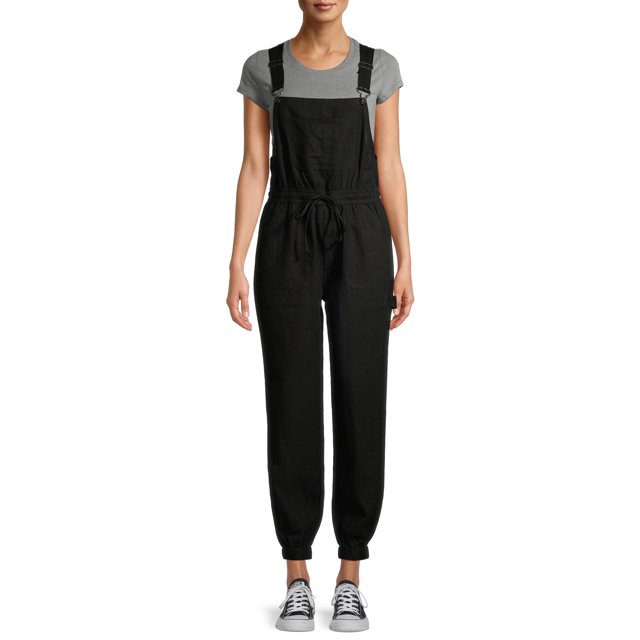 No Boundaries Juniors' Utility Overalls - Walmart Business Supplies