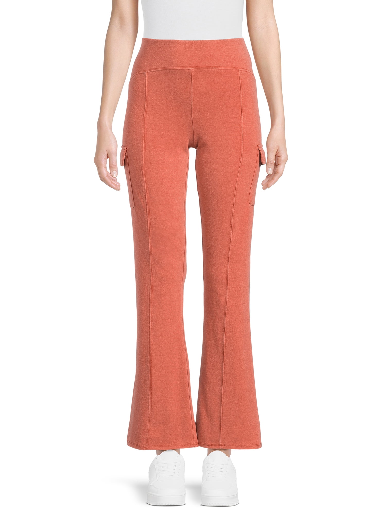 No Boundaries Cargo Flare Pants - Trendy Flare Leg - Walmart.com