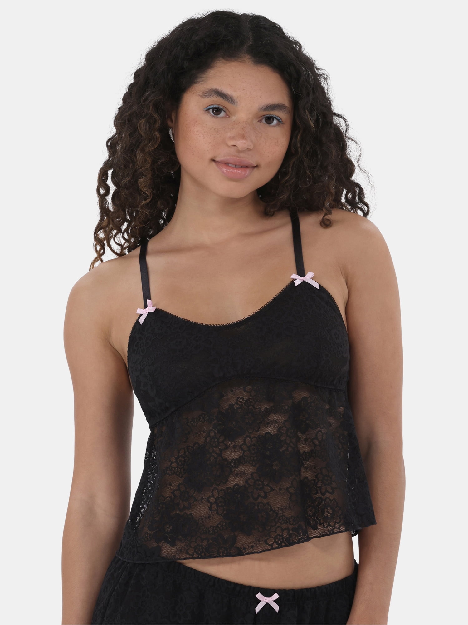 No Boundaries Lace Cami, Women's, Sizes XS-XXL - Walmart.com