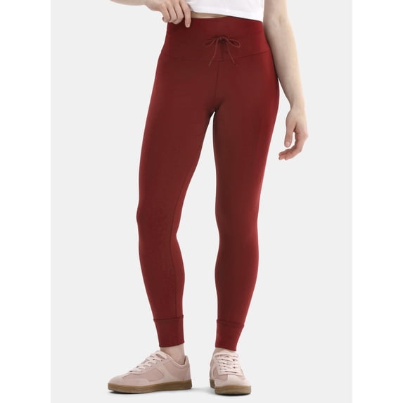 No Boundaries Leggings with Drawstring Tie, 26" Inseam, Women’s ...