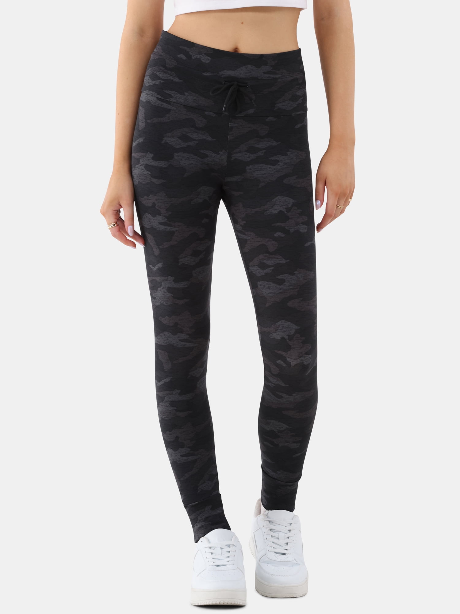 No Boundaries Drawstring Leggings - High Rise - Walmart.com