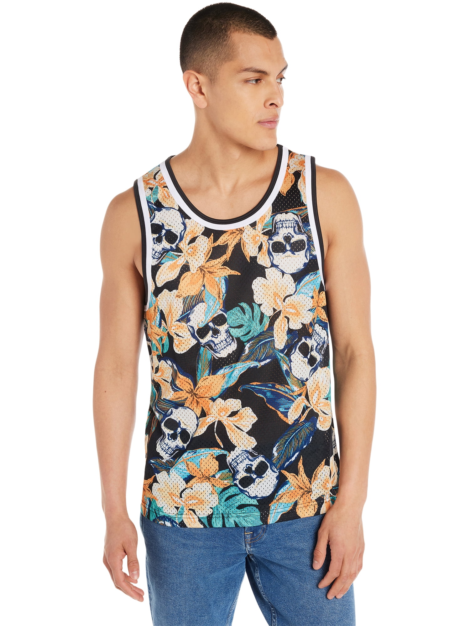 No Boundaries Men's Mesh Tank Top XS-5XL Polyester Graphic Weekend ...