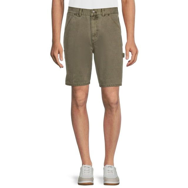 No Boundaries Men’s & Big Men’s 9” Relaxed Fit Carpenter Shorts, Sizes ...