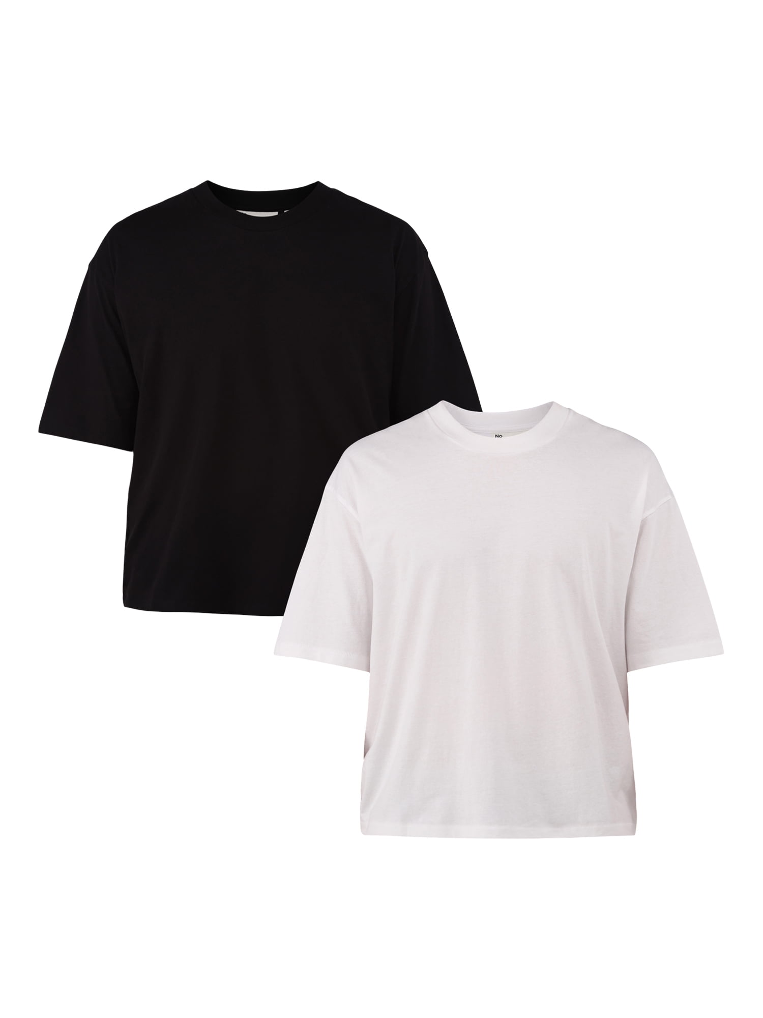 No Boundaries Boxy Cropped Tee, 2-Pack, Men's and Big Men's - Walmart.com