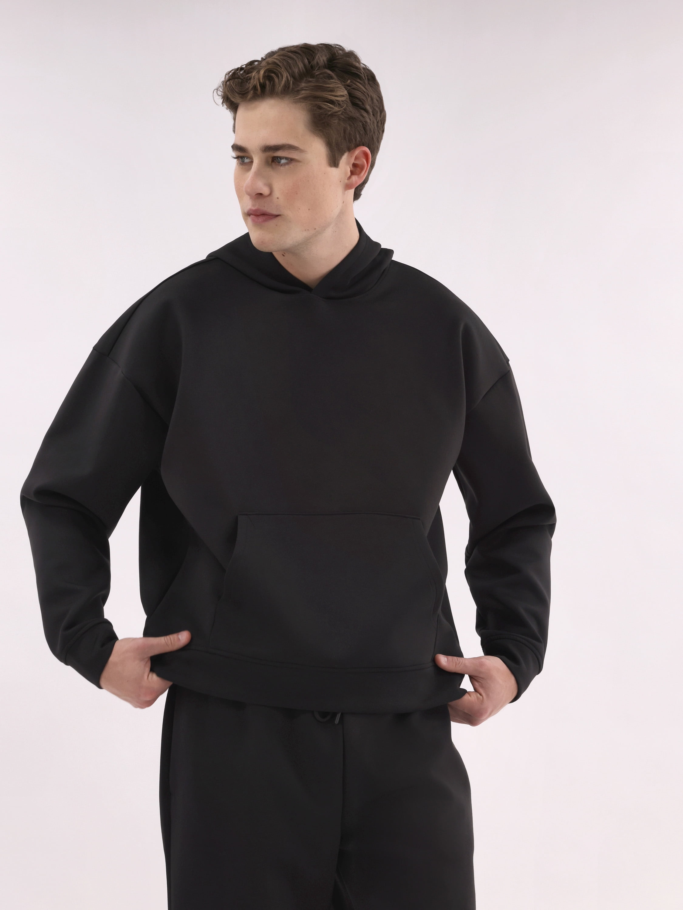 No Boundaries Men's & Big Men's Double Knit "Scuba" Fleece Sweatshirt ...