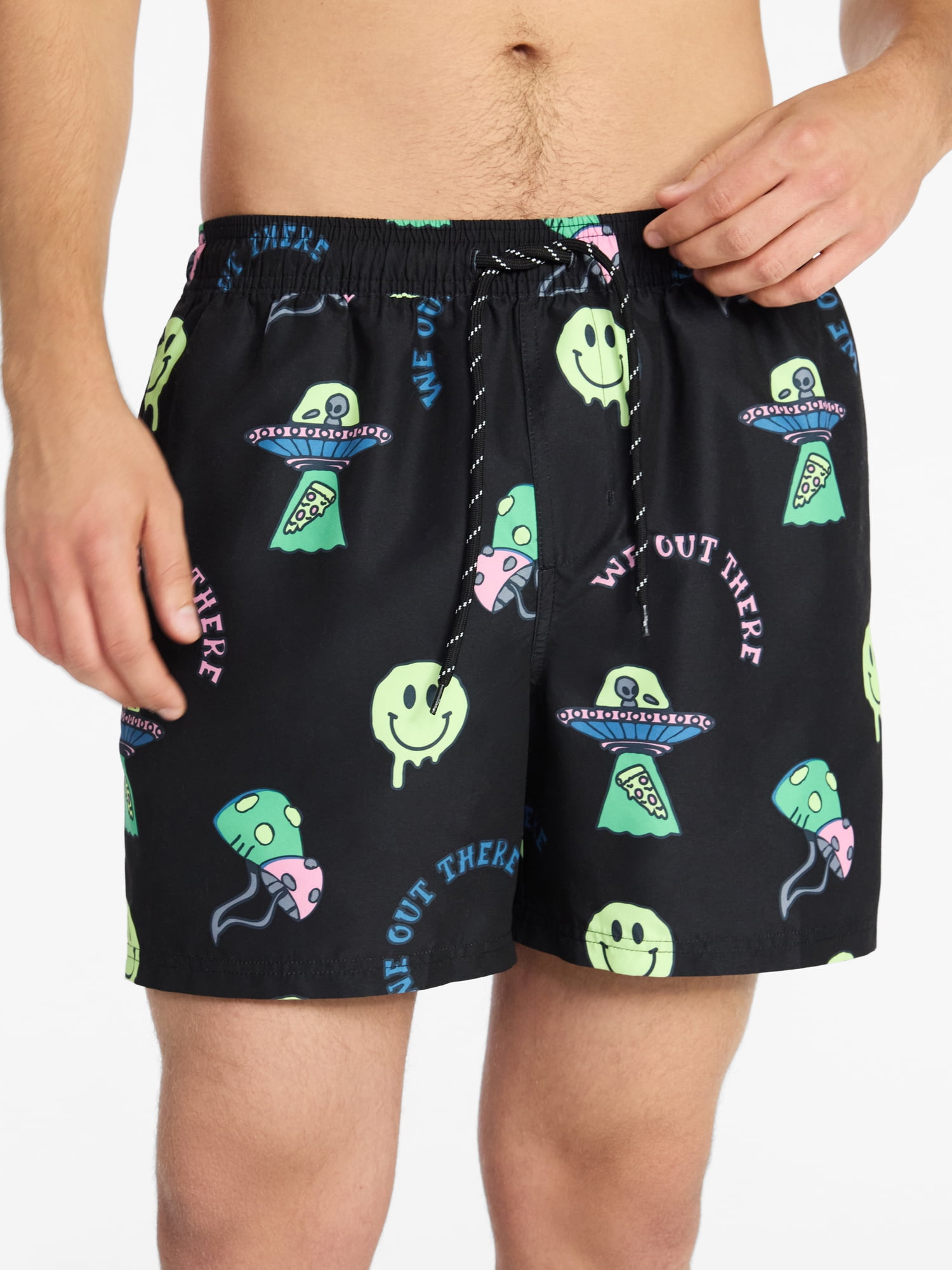 No Boundaries Swim Trunks, 5" Inseam, Men's S-5XL - Walmart.com