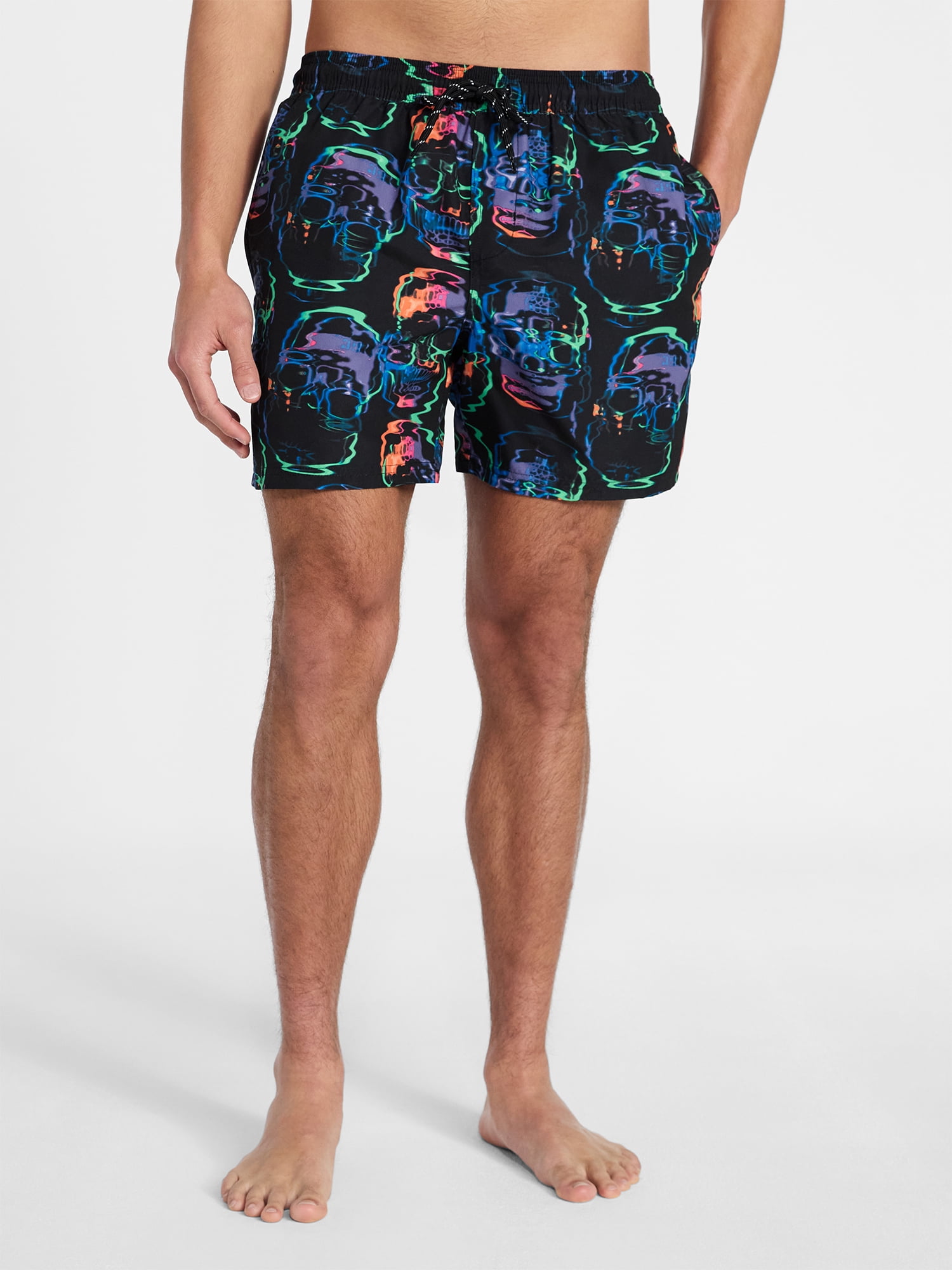 No Boundaries Swim Trunks, 5" Inseam, Men's S-5XL - Walmart.com