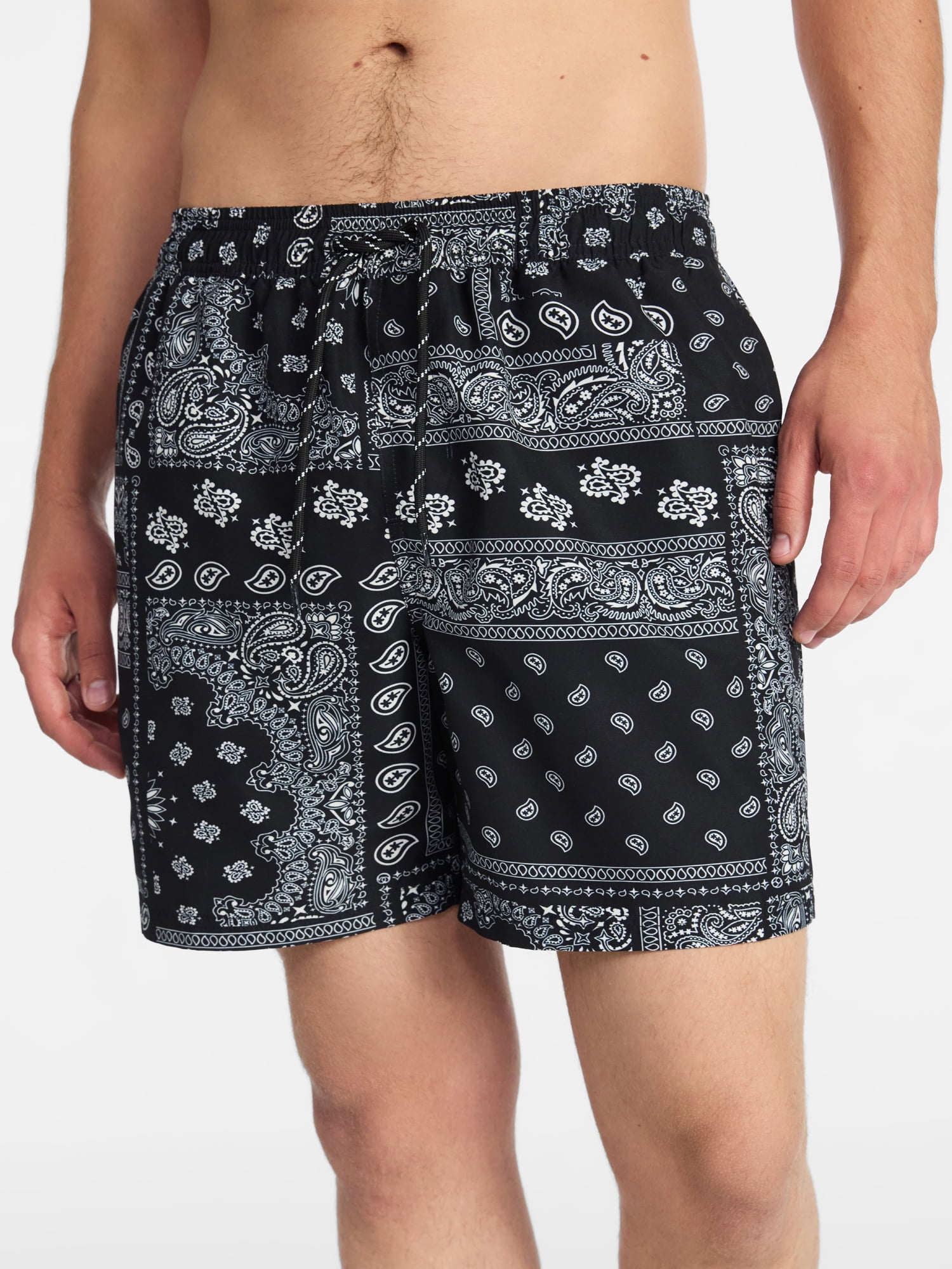 No Boundaries Swim Trunks, 5" Inseam, Men's S-5XL - Walmart.com