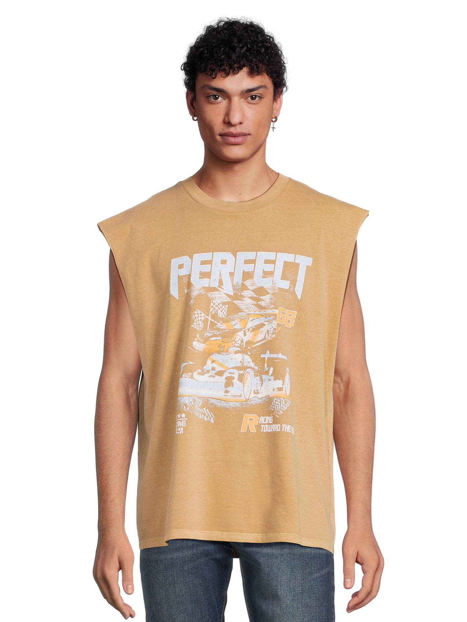 No Boundaries Men's & Big Men's Graphic Muscle Tank Top, Sizes S-3XL ...