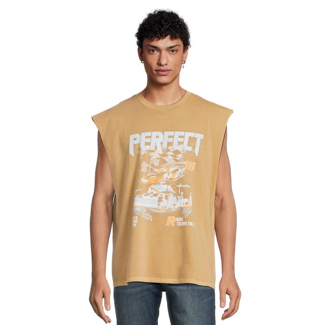 No Boundaries Men's & Big Men's Graphic Muscle Tank Top, Sizes S-3XL ...