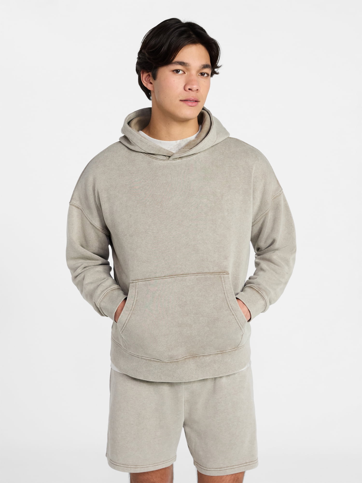 No Boundaries Oversized Hoodie with Long Sleeves, Men's XS-5XL ...