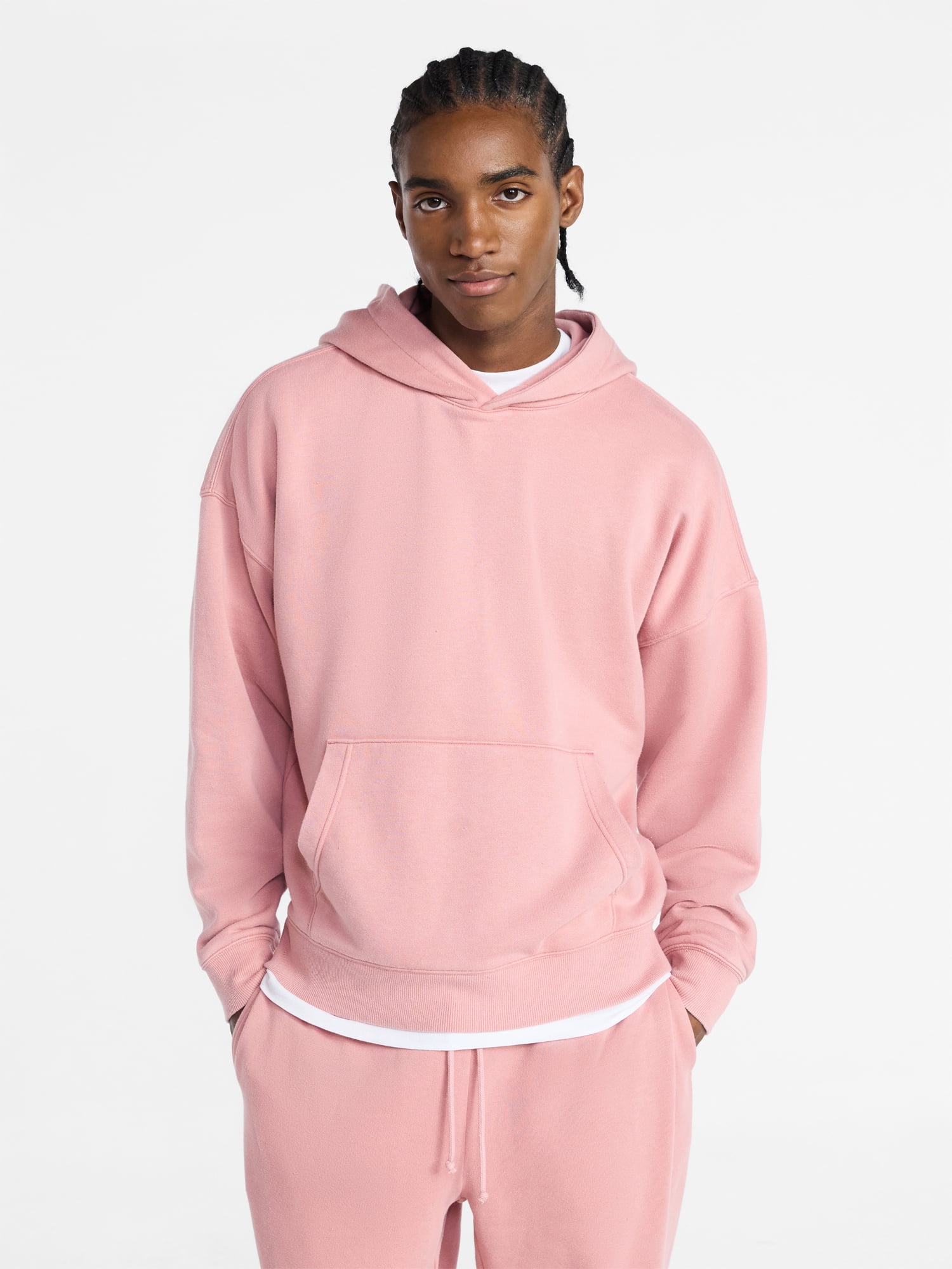 No Boundaries Oversized Hoodie with Long Sleeves, Men's XS-4XLT ...