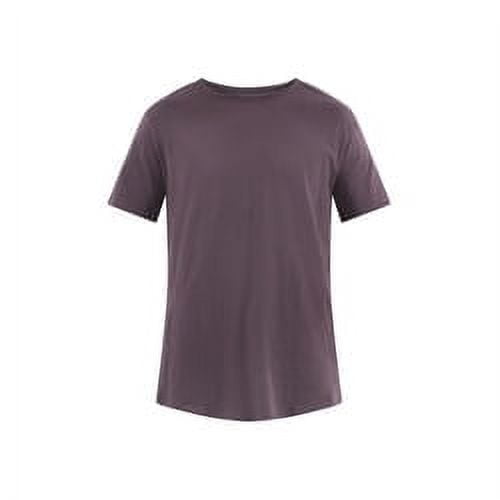 No Boundaries Men's & Big Men's Longline Curved Hem Elongated Tee Shirt ...