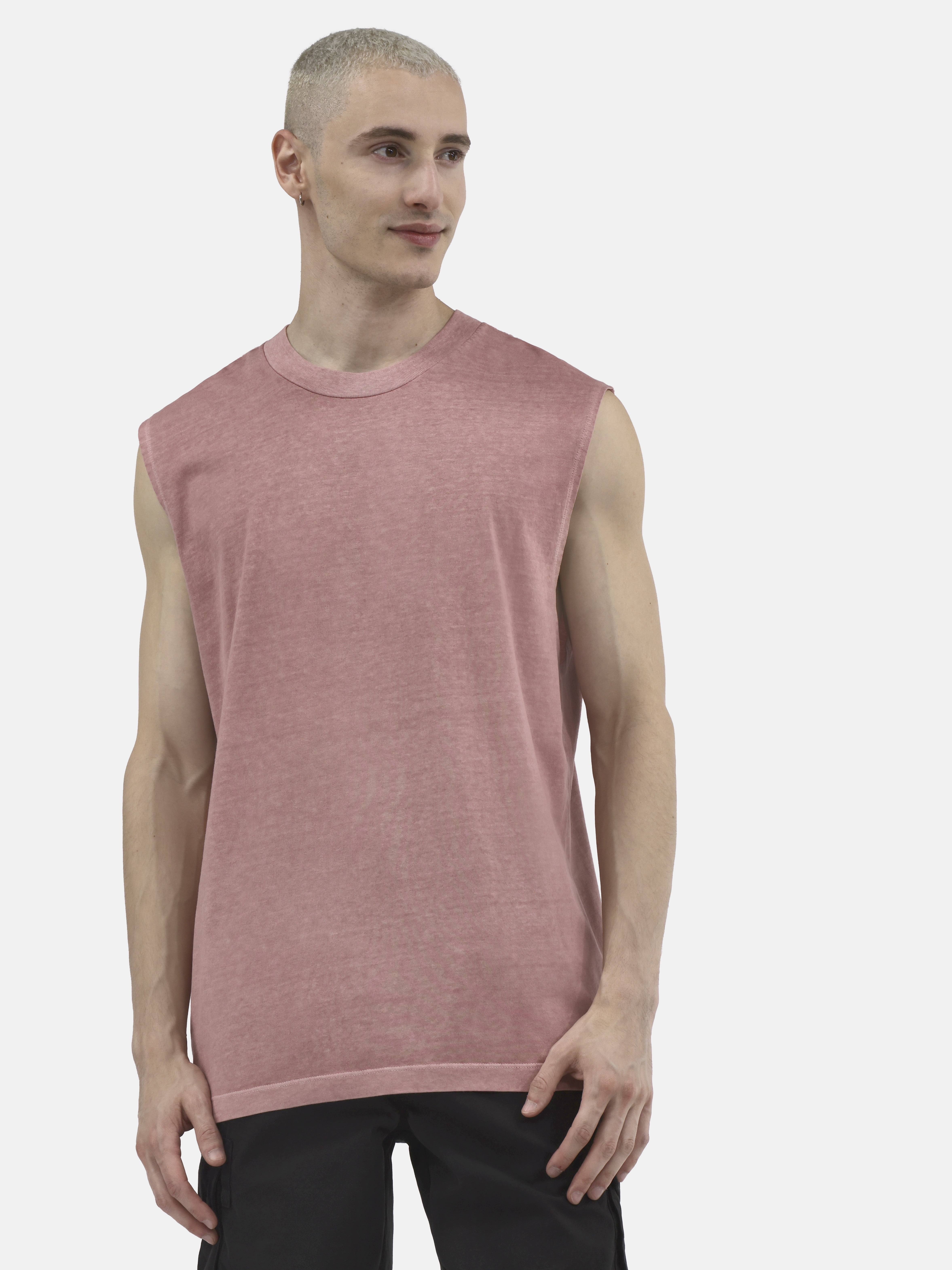 No Boundaries Men's & Big Men's Oversized Sleeveless Muscle Tank Top, 2 ...