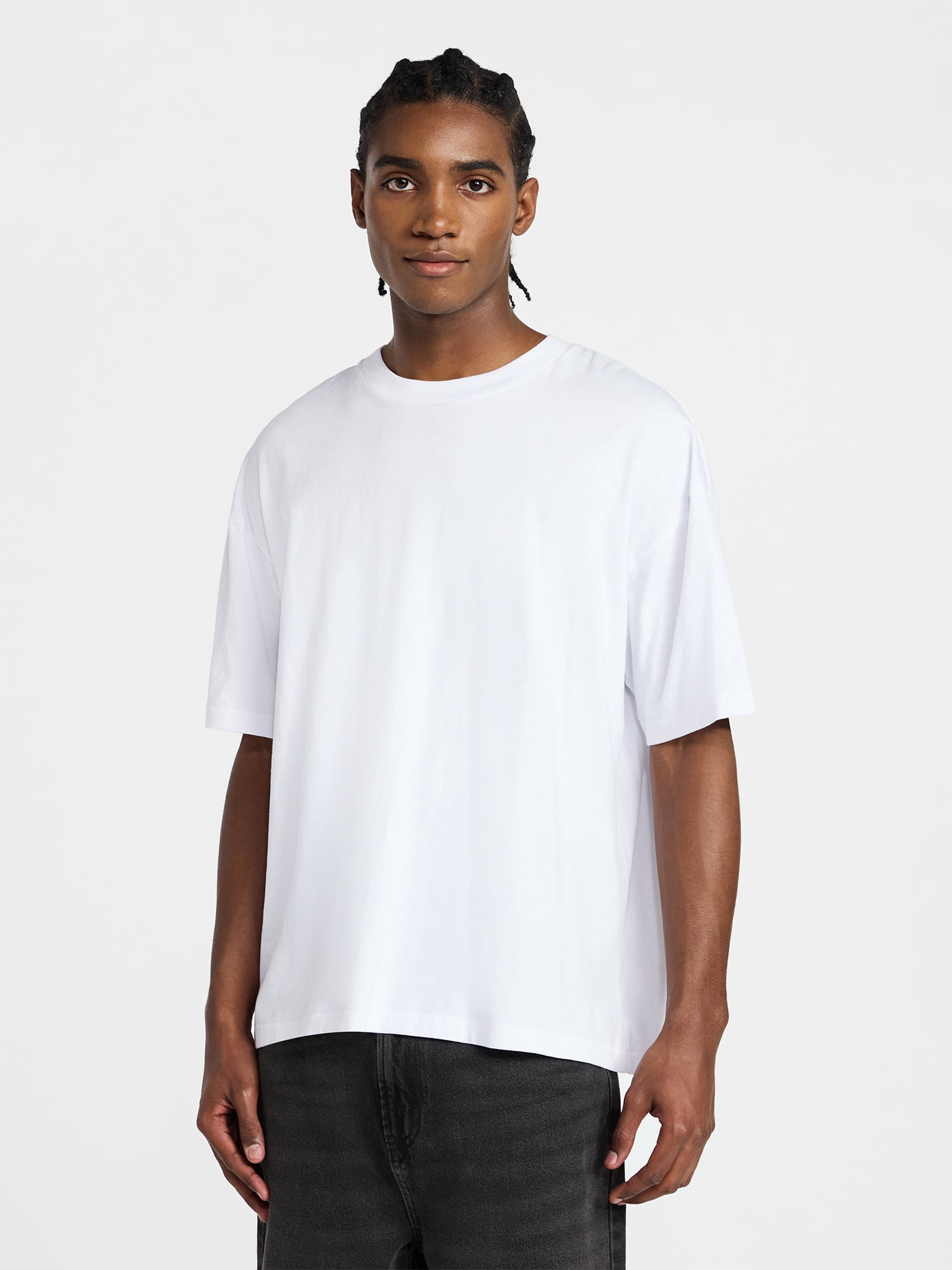 No Boundaries Oversize Tee with Short Sleeves, Men's XS-5XL - Walmart.com