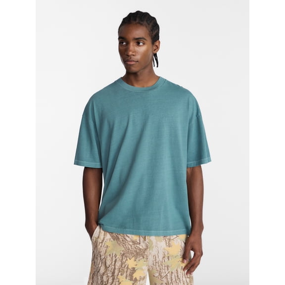 No Boundaries Striped Rugby Shirt with Short Sleeves, Men's XS-4XLT ...