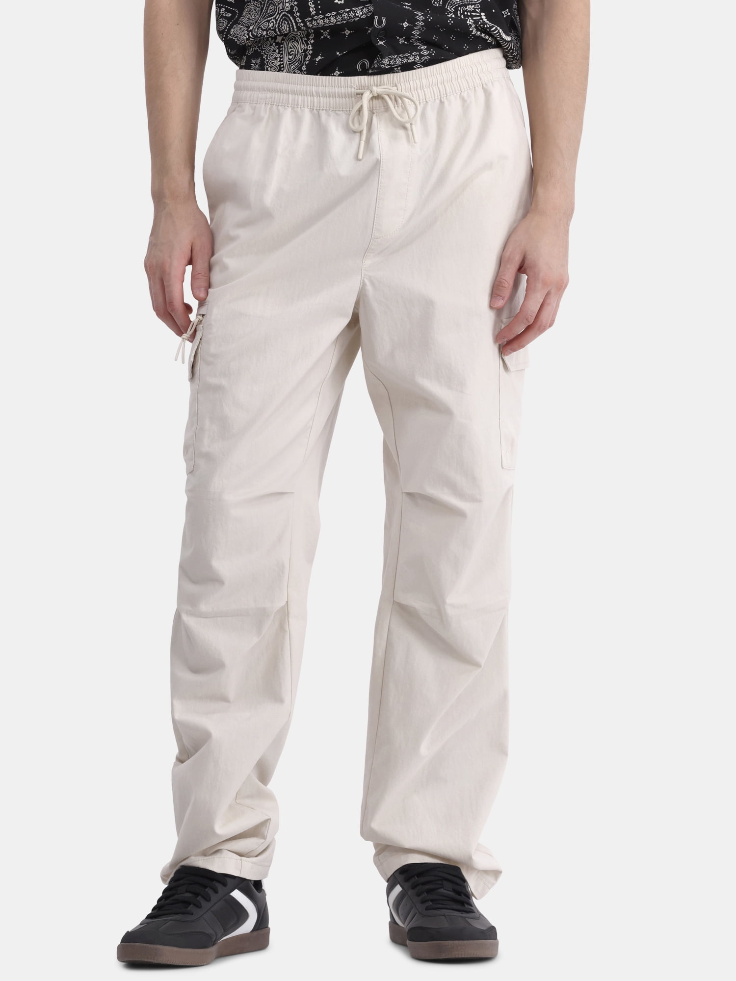 No Boundaries Men's & Big Men's Twill Cargo Pants, Size XS-5XL ...