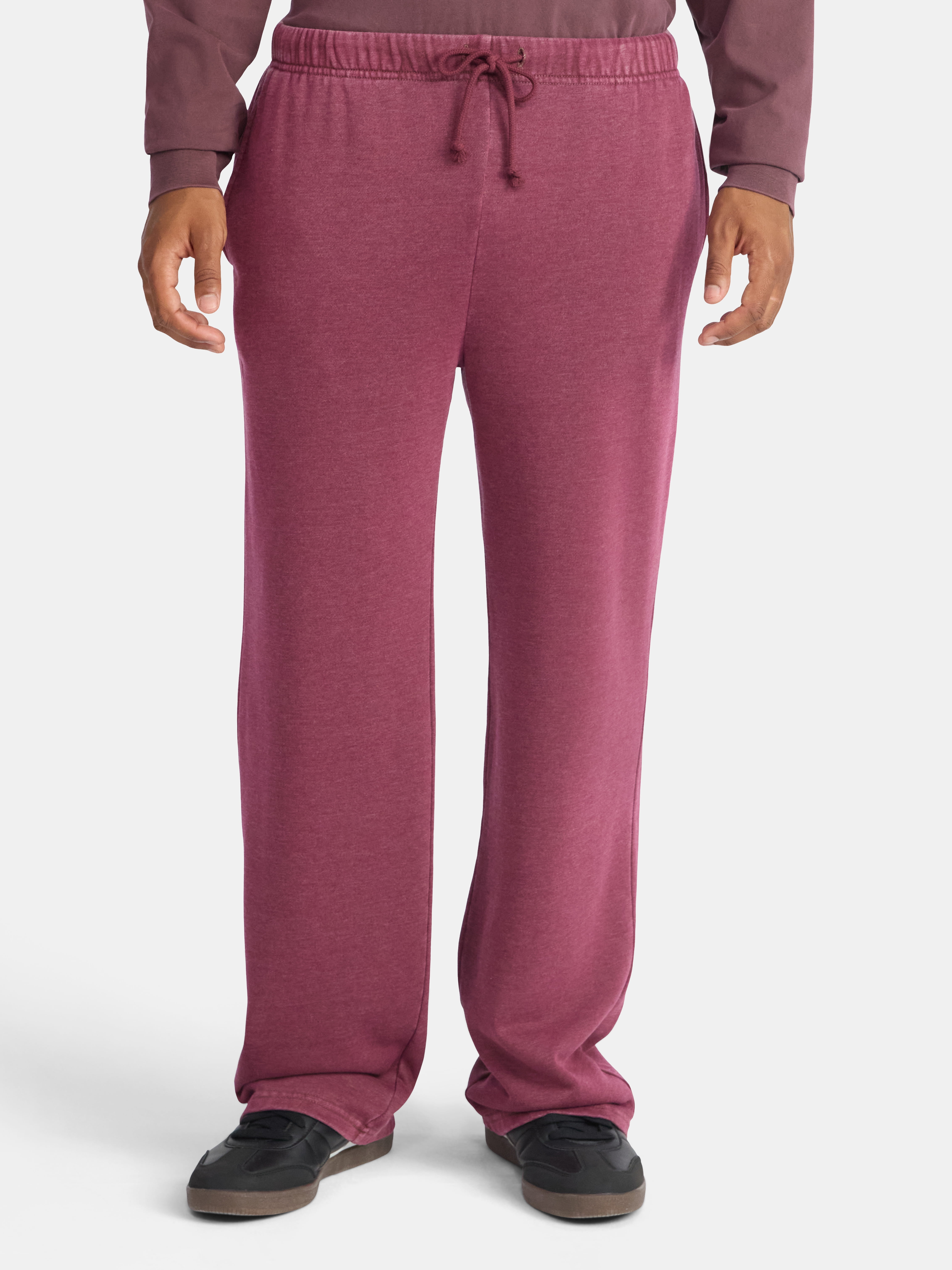 No Boundaries Soft Fleece Vintage Straight Sweatpants, Men's XS-5XL ...