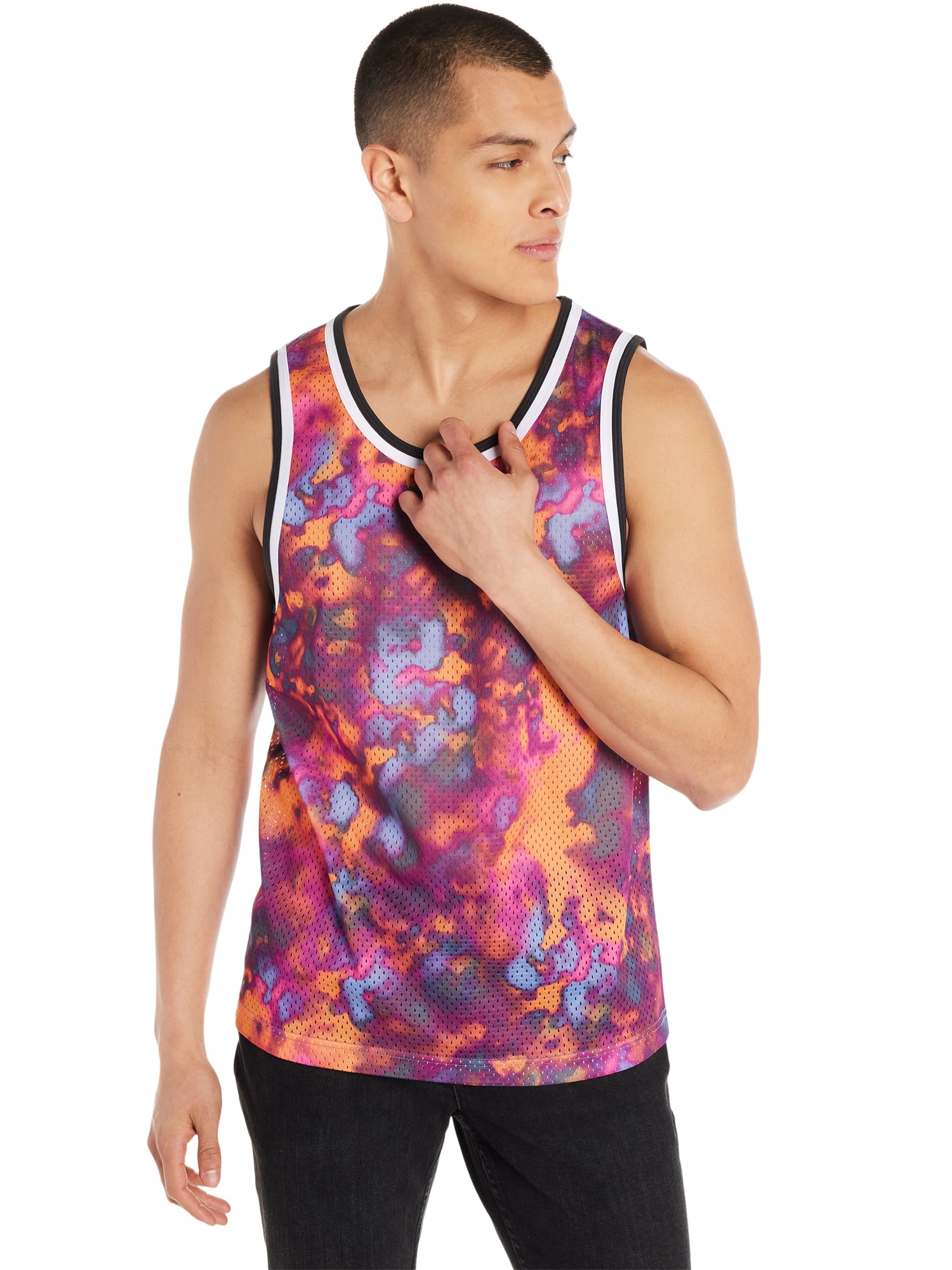 No Boundaries Men’s Perforated Mesh Tank Top, Sizes XS-XXL - Walmart.com