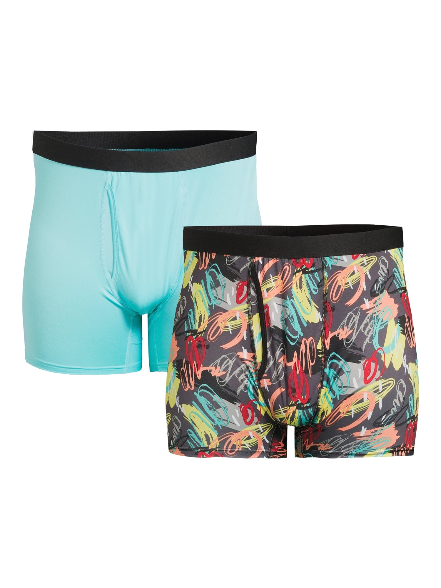 No Boundaries men's Stretch Boxer Briefs 3-Pack - Walmart.com