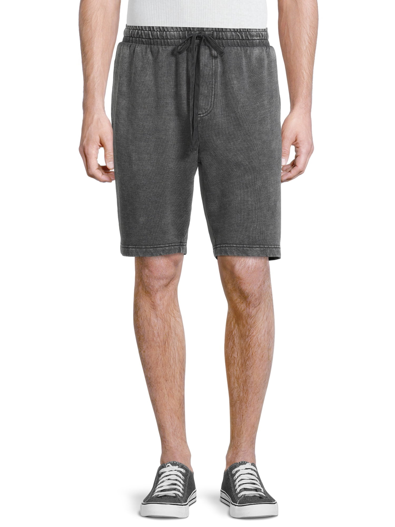 No Boundaries Men's Fleece Jogger Shorts - Comfort Lounge Sweatpants ...