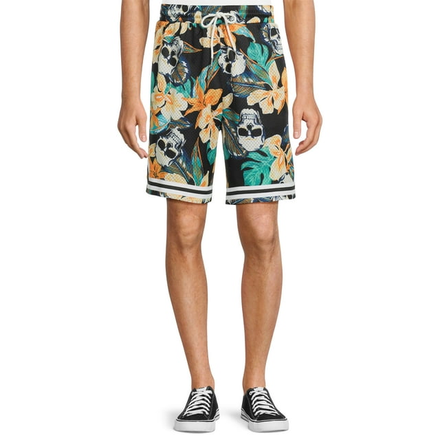 No Boundaries Men's and Big Men's Mesh Basketball Shorts, Sizes XS-5XL ...