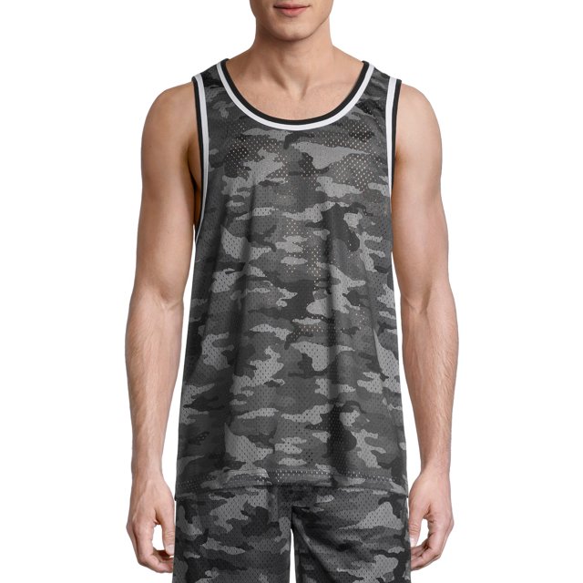 No Boundaries Men's and Big Men's Mesh Tank, Available Up to Size 3XL ...