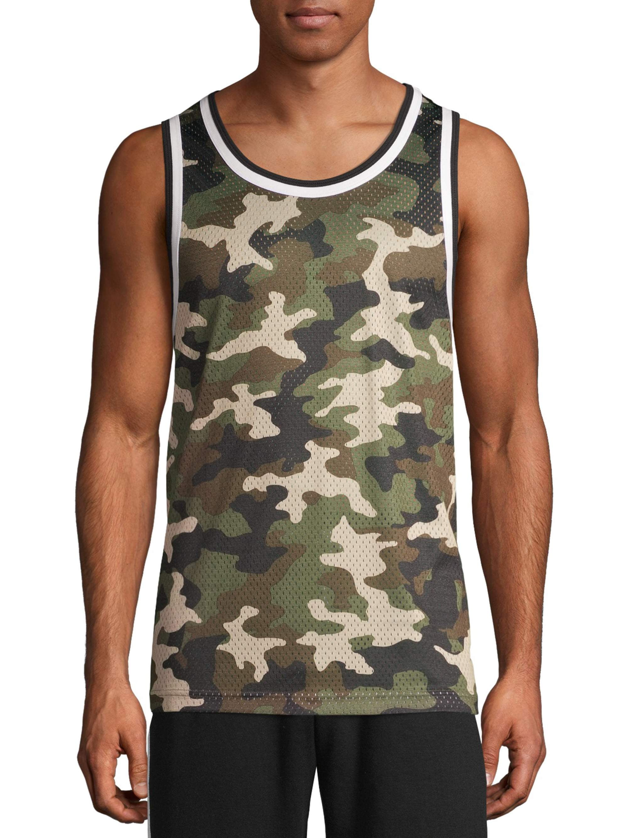 No Boundaries Men's and Big Men's Mesh Tank Top, Available Up to Size ...