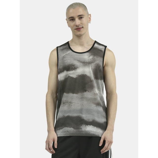 No Boundaries Men's & Big Men's Solid and Printed Mesh Tank Top, Sizes ...