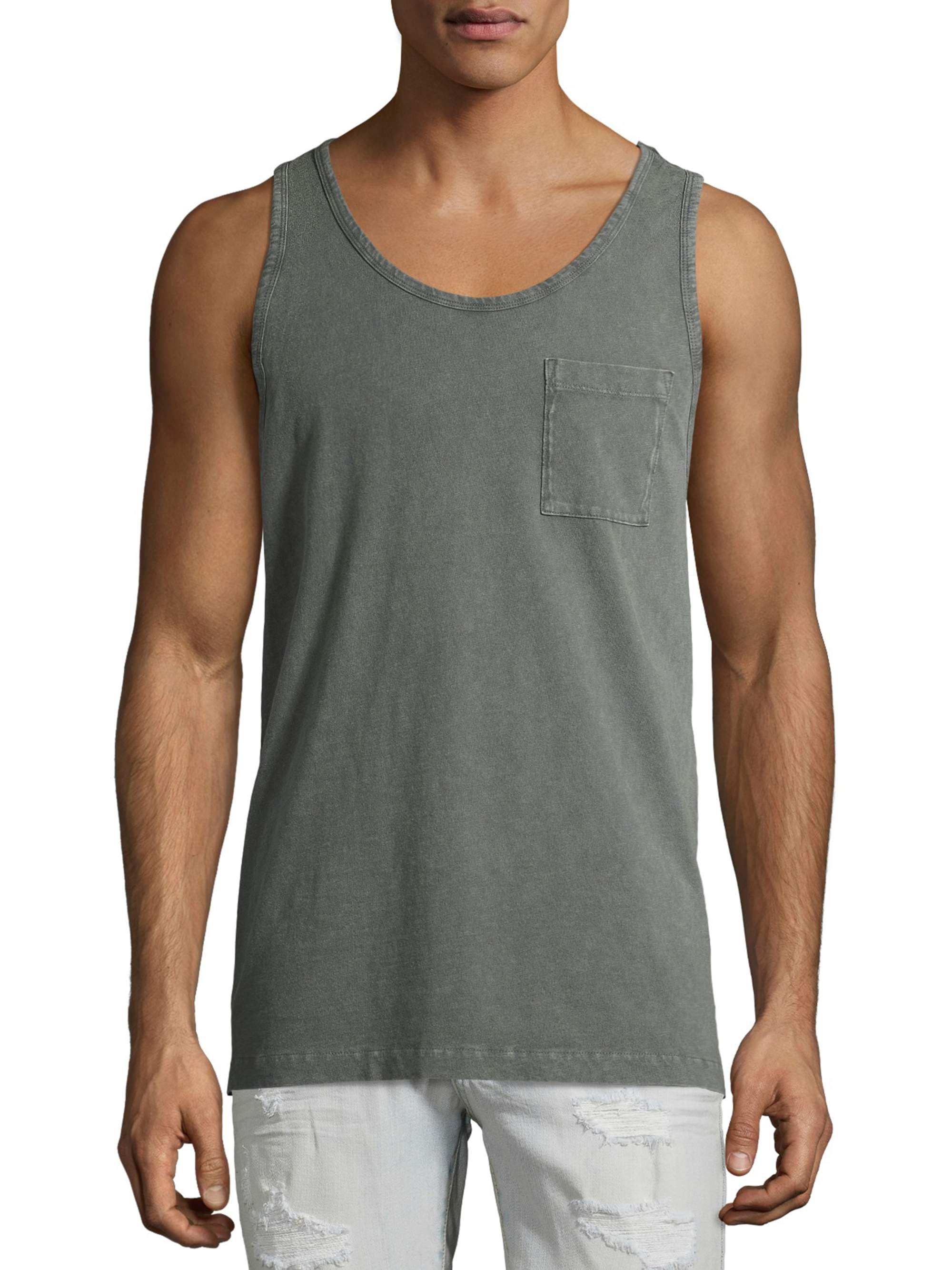 No Boundaries Men's and Big Men's Washed Tank, Available Up to Size 3XL ...