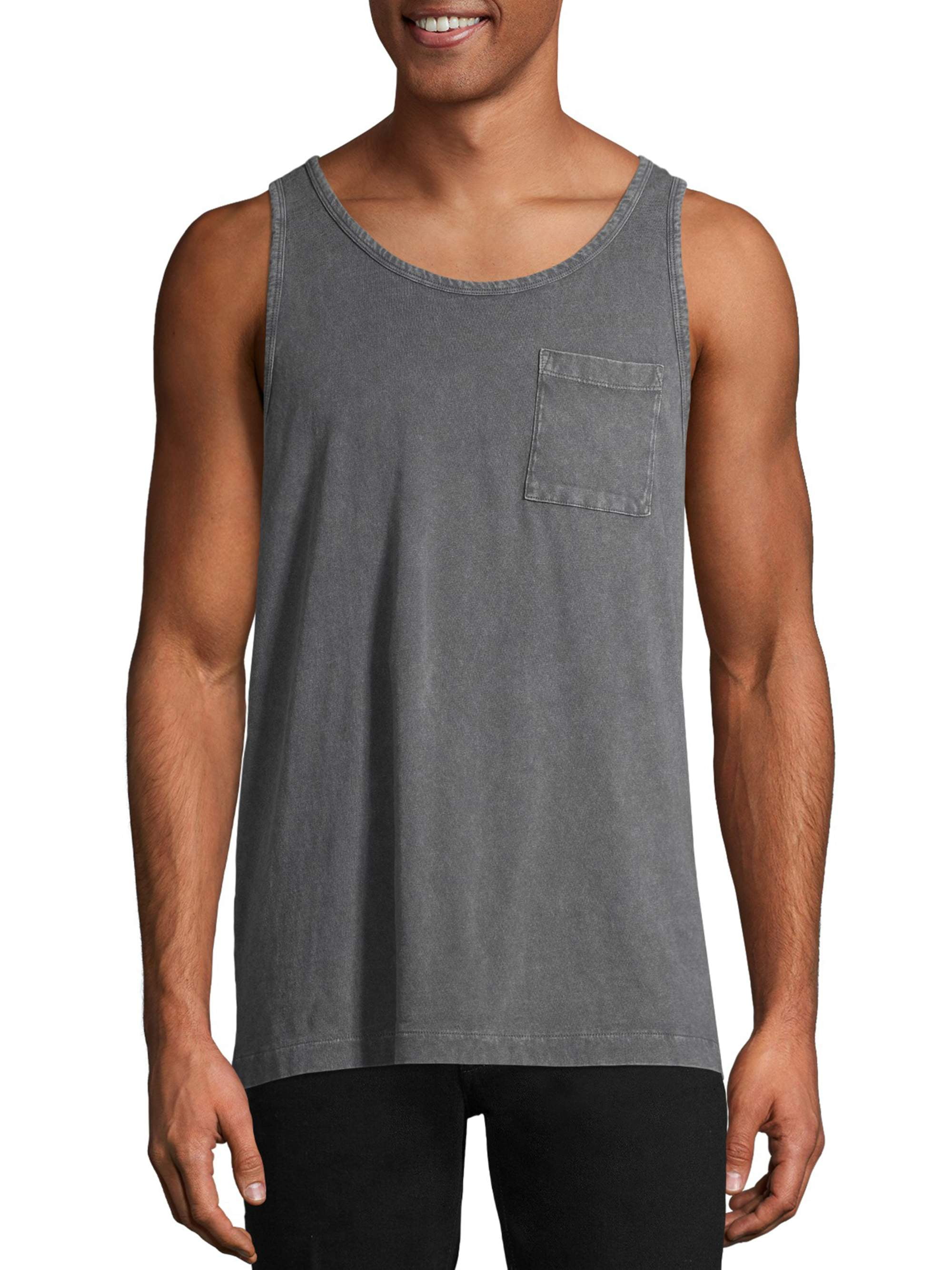 No Boundaries Men's and Big Men's Washed Tank, Available Up to Size 3XL ...