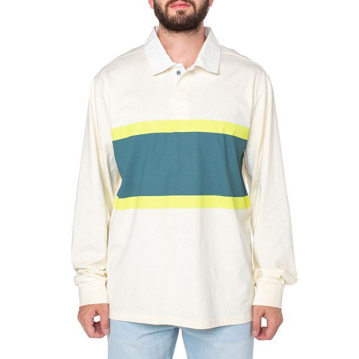 No Boundaries Mens & Big Mens Rugby Polo Shirt, Sizes XS-3XL - Walmart.com