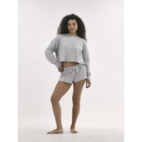 No Boundaries Woven Sleep Shorts, 1.5'' Inseam, Women’s - Walmart.com