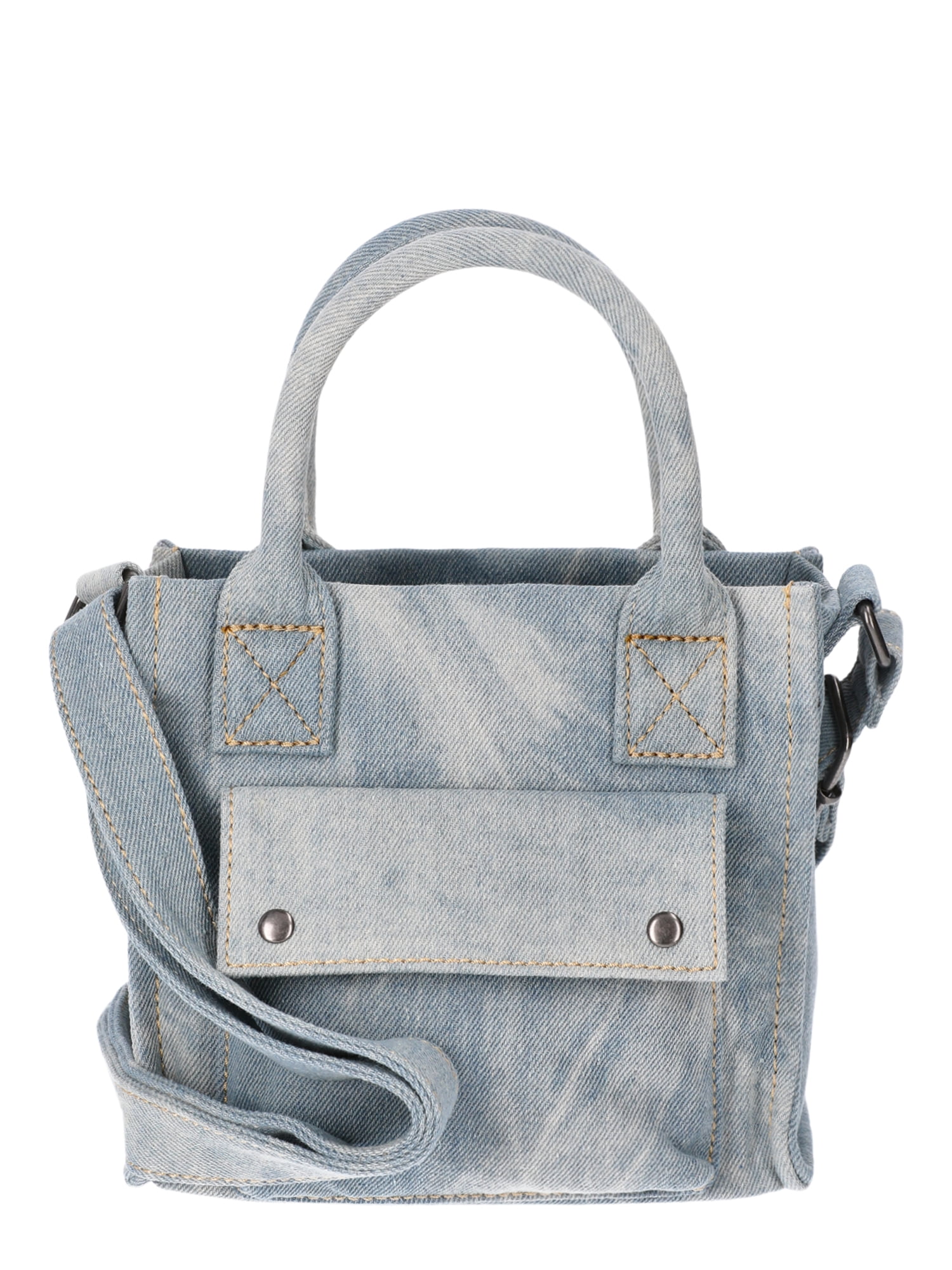 No Boundaries Mini Tote Bag, Blue, Women’s - Walmart.com