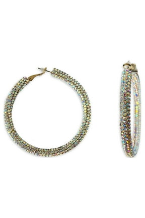 Crystal Hoop Earrings