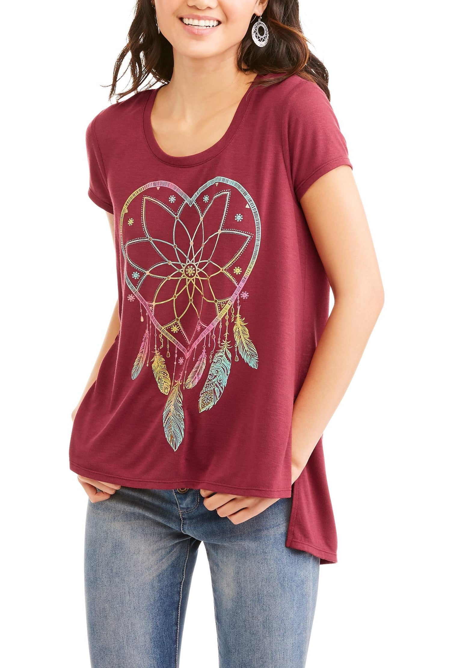 No Boundaries Nobo Lace Back Top - Walmart.com