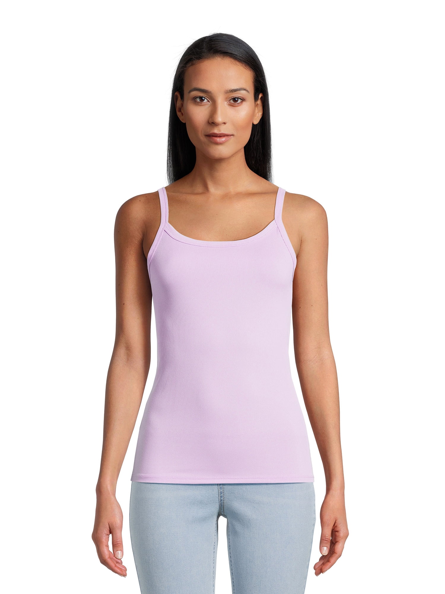 No Boundaries Ribbed Cami Top, 1 or 5-Pack, Women's - Walmart.com