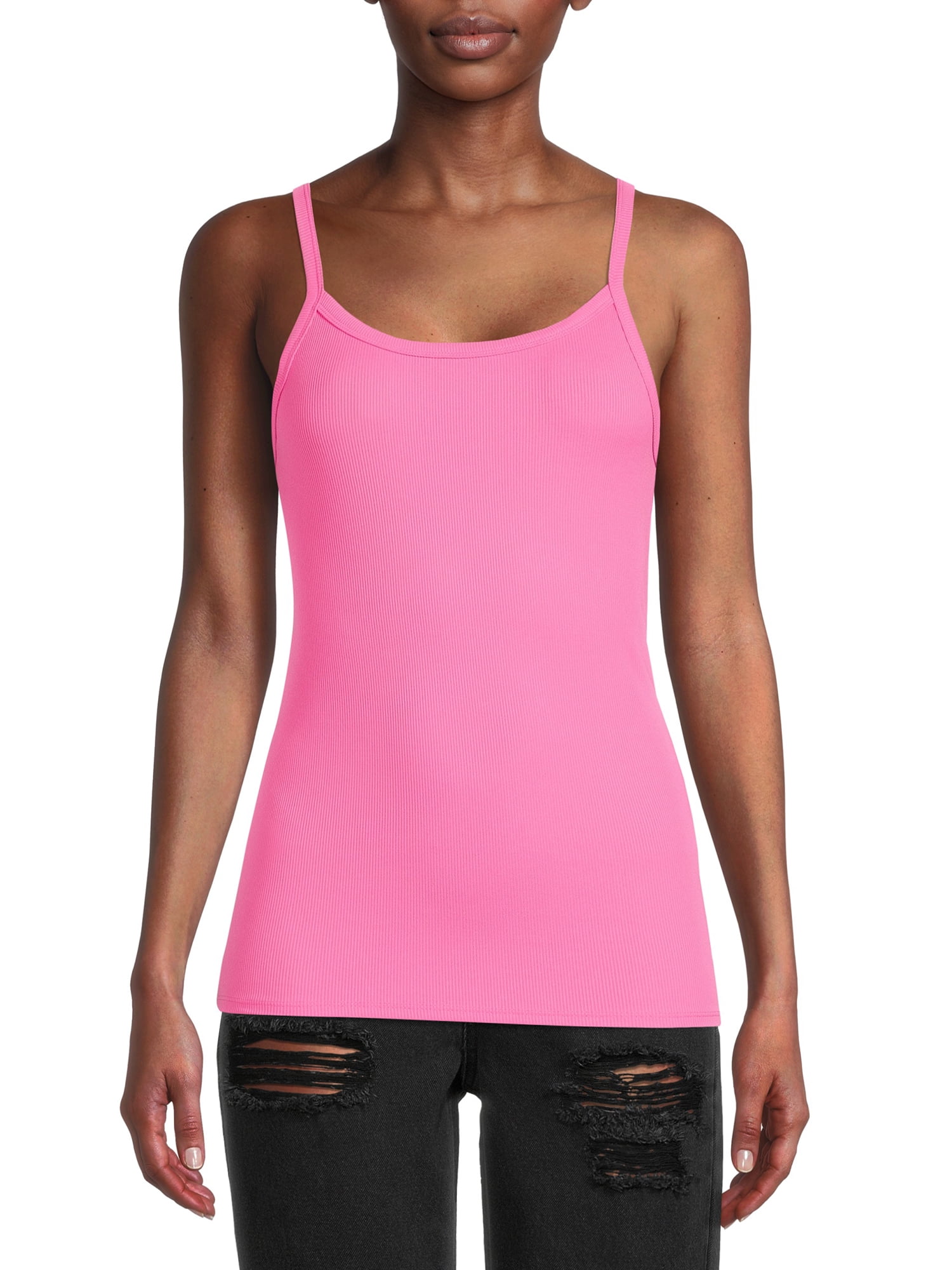 No Boundaries Rib Cami Top, 1 or 5-Pack, Women's - Walmart.com