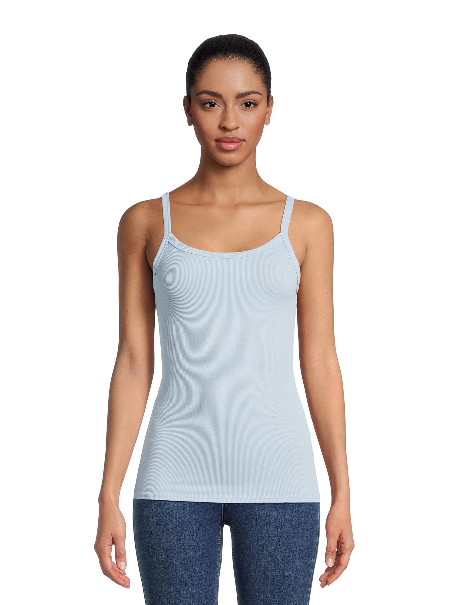 No Boundaries Rib Cami Top, 1 or 5-Pack, Women's - Walmart.com