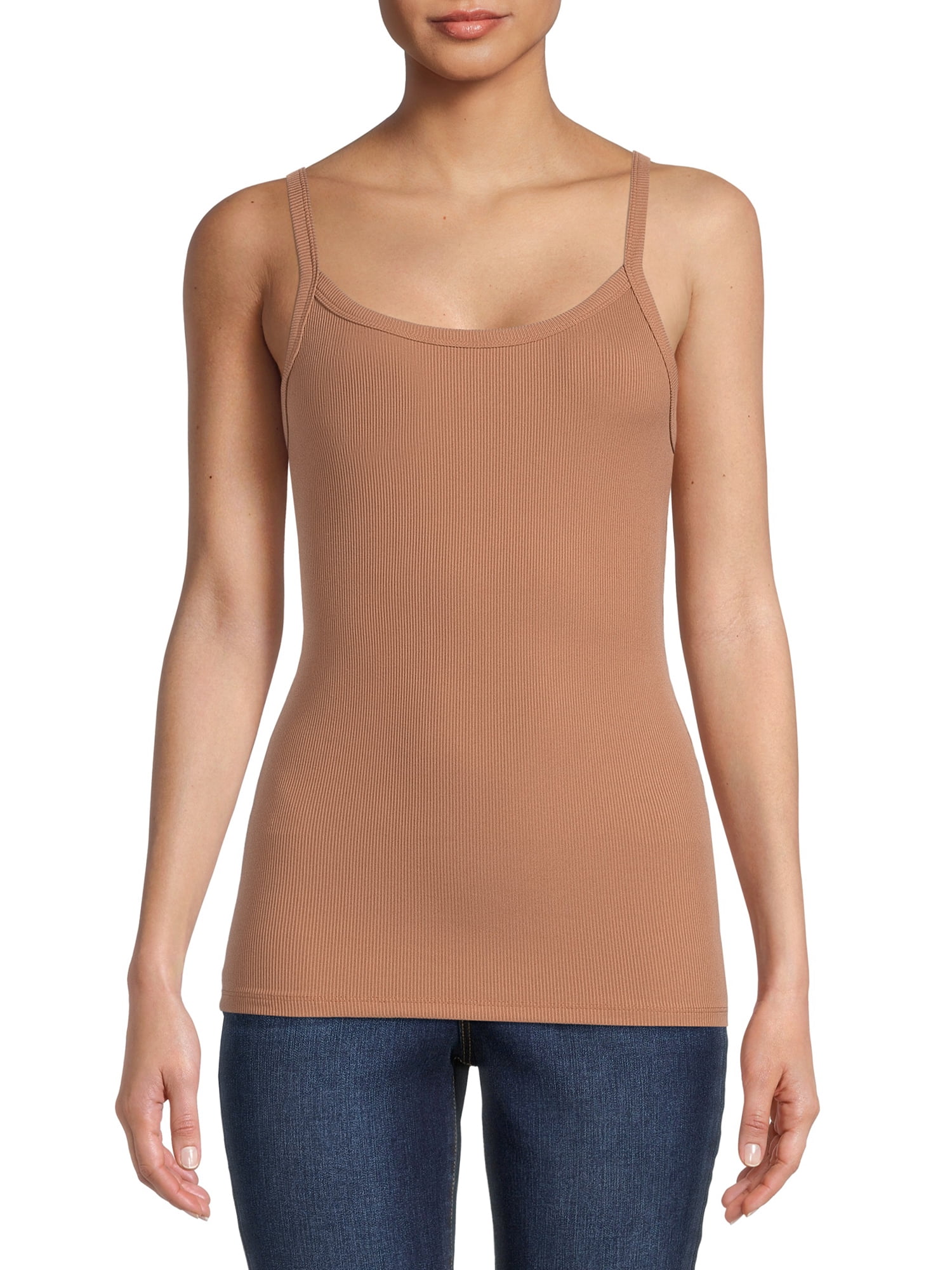 No Boundaries Ribbed Cami Top, 1 or 5-Pack, Women's - Walmart.com