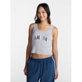 No Boundaries Ribbed Graphic Tank Top, Women's XXS-XXL - Walmart.com